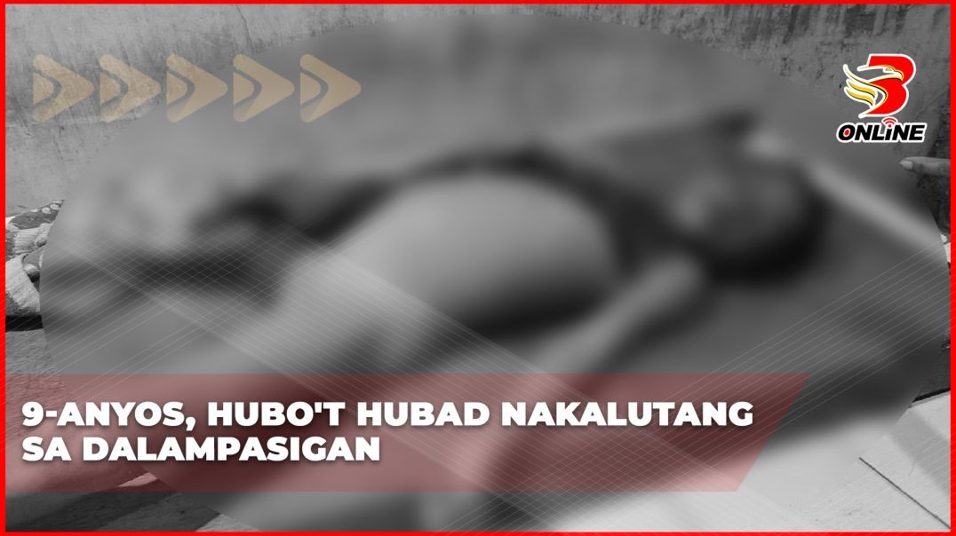 9-anyos, hubo't hubad nakalutang sa dalampasigan