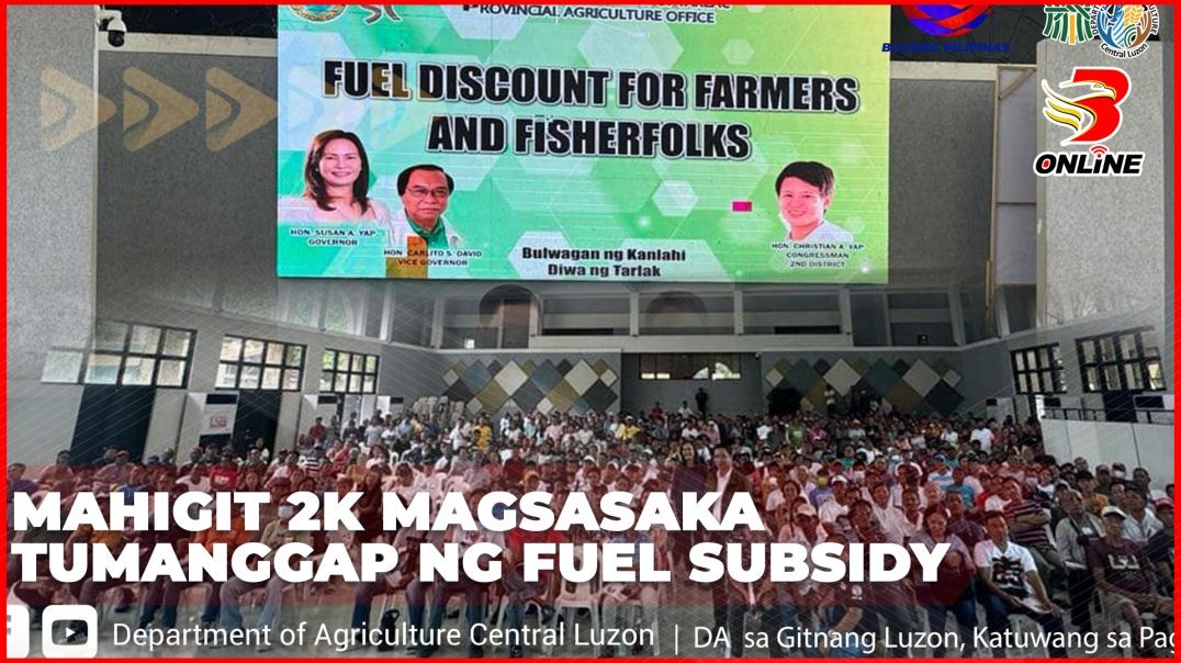 Mahigit 2K magsasaka tumanggap ng fuel subsidy