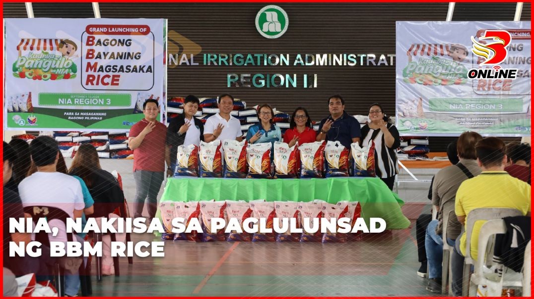 NIA, nakiisa sa paglulunsad ng BBM Rice