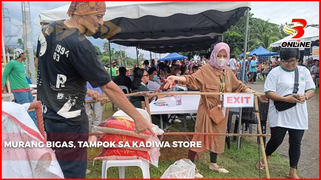 Murang bigas ibenenta sa KADIWA sa Paombong