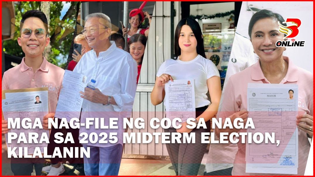 Mga nag-file ng COC sa Naga para sa 2025 Midterm Election, kilalanin