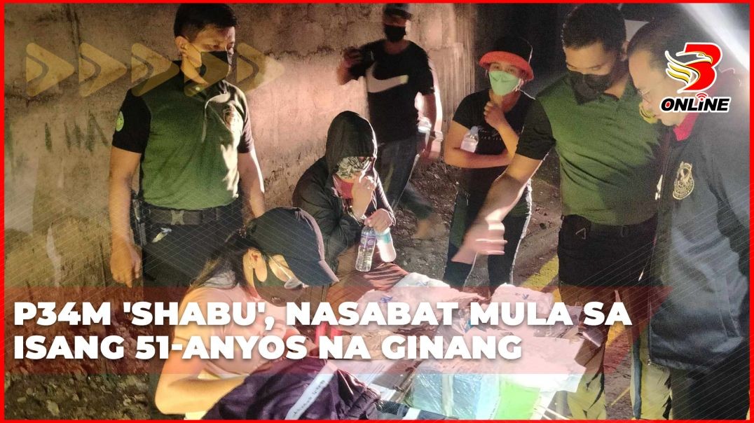 P34M 'shabu', nasabat mula sa isang 51-anyos na ginang