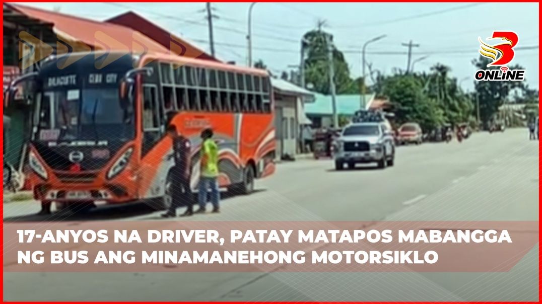 17-anyos na driver, patay matapos mabangga ng bus ang minamanehong ...