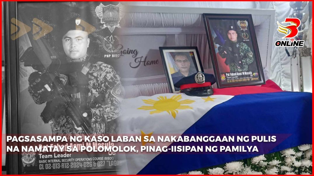 Pagsasampa ng kaso laban sa nakabanggaan ng pulis na namatay sa ... Pagsasampa ng kaso laban sa nakabanggaan ng pulis na namatay sa ...