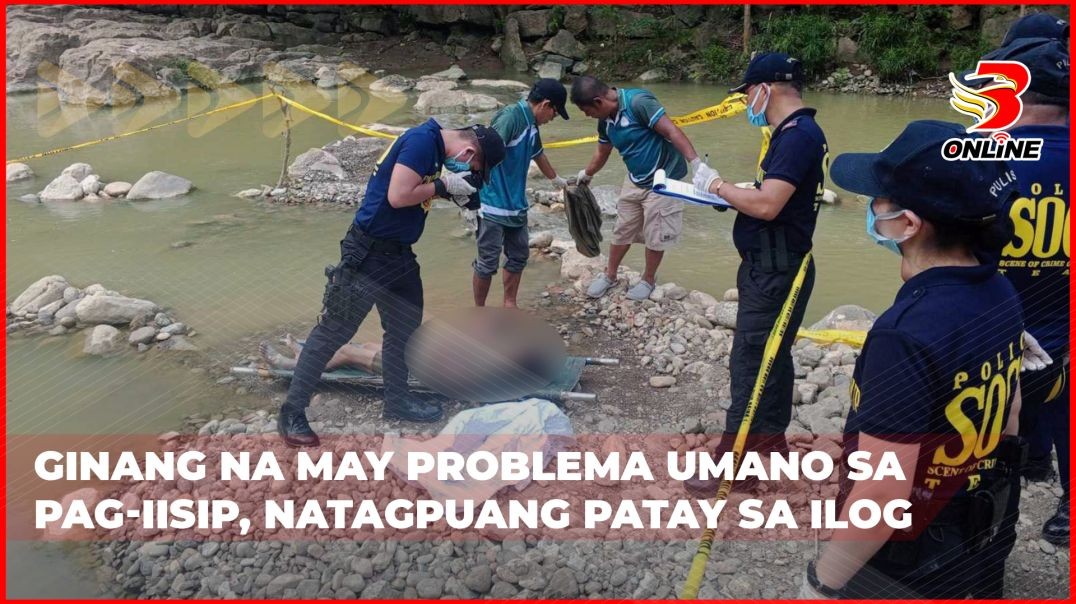 Ginang na may problema umano sa pag-iisip, natagpuang patay sa ilog