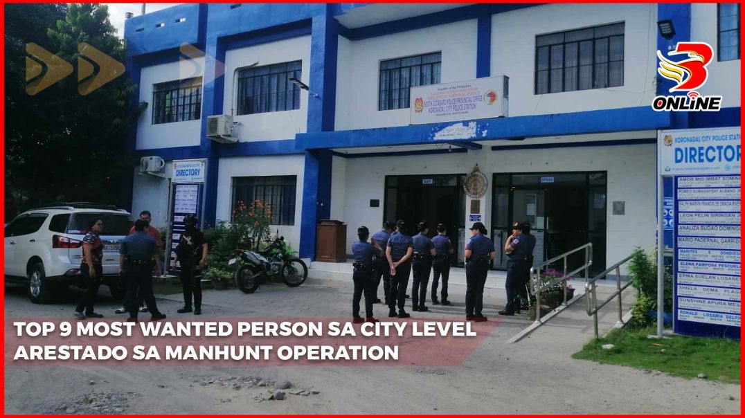 Top 9 most wanted person sa City level arestado sa manhunt operation