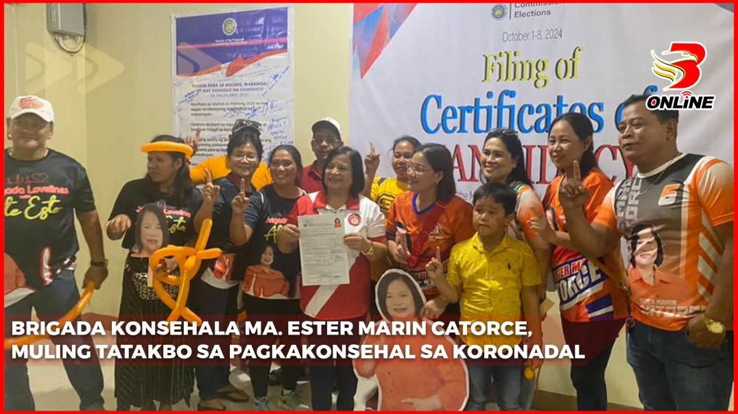 Brigada Konsehala Ma. Ester Marin Catorce, muling tatakbo sa pagkakonsehal sa Koronadal