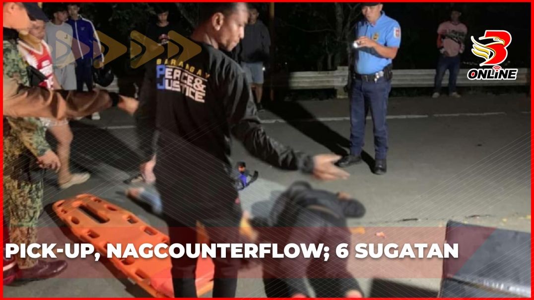 Pick-up, nagcounterflow; 6 sugatan
