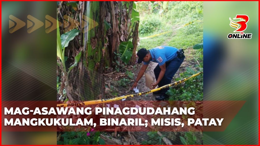 Mag-asawang pinagdudahang mangkukulam, binaril; Misis, patay