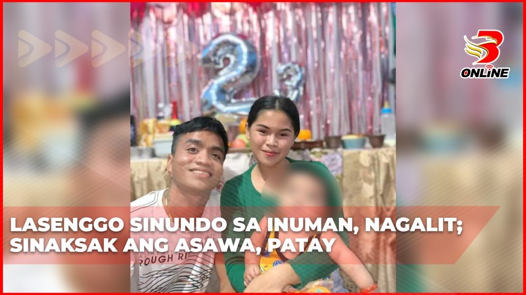 Lasenggo sinundo sa inuman, nagalit; sinaksak ang asawa, patay