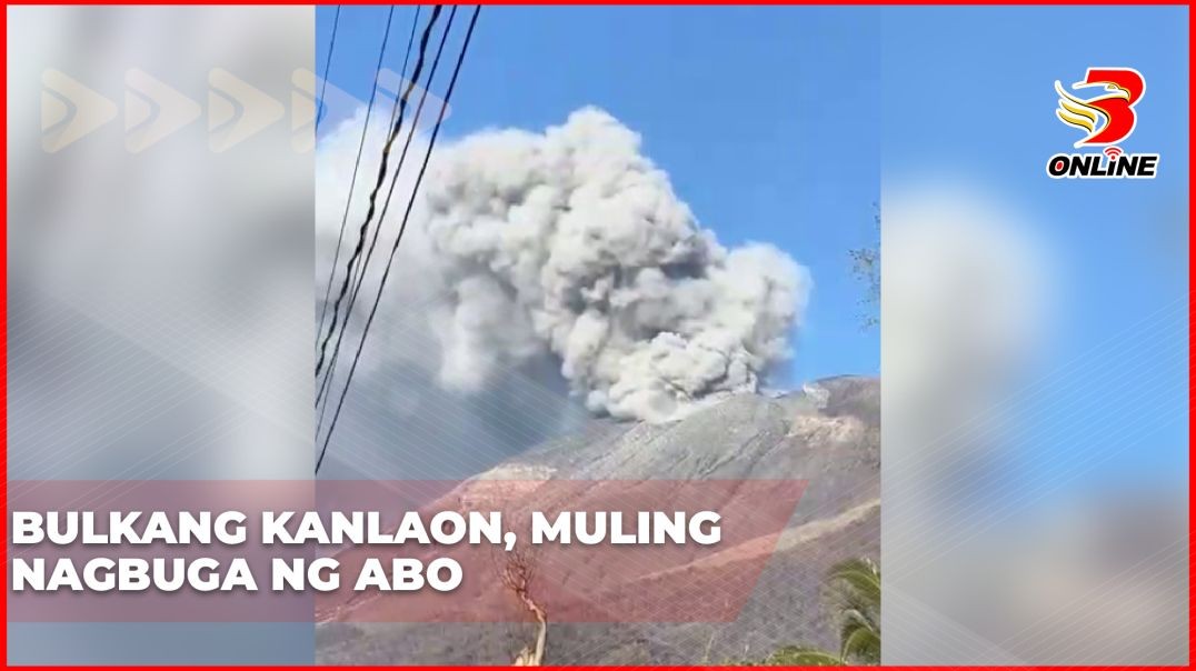 Bulkang Kanlaon, muling nagbuga ng abo
