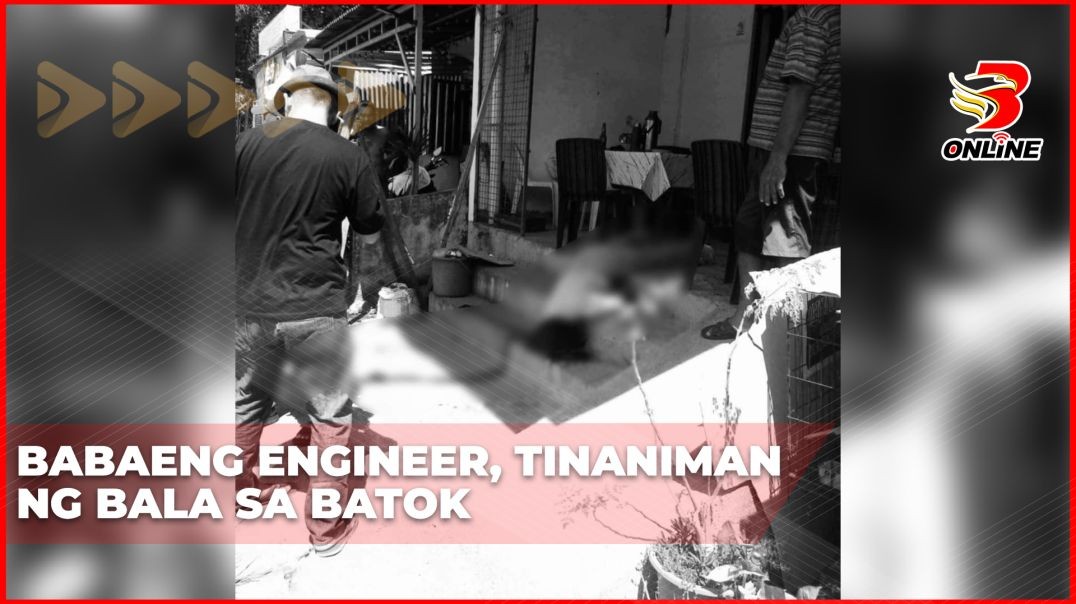 Babaeng engineer, tinaniman ng bala sa batok