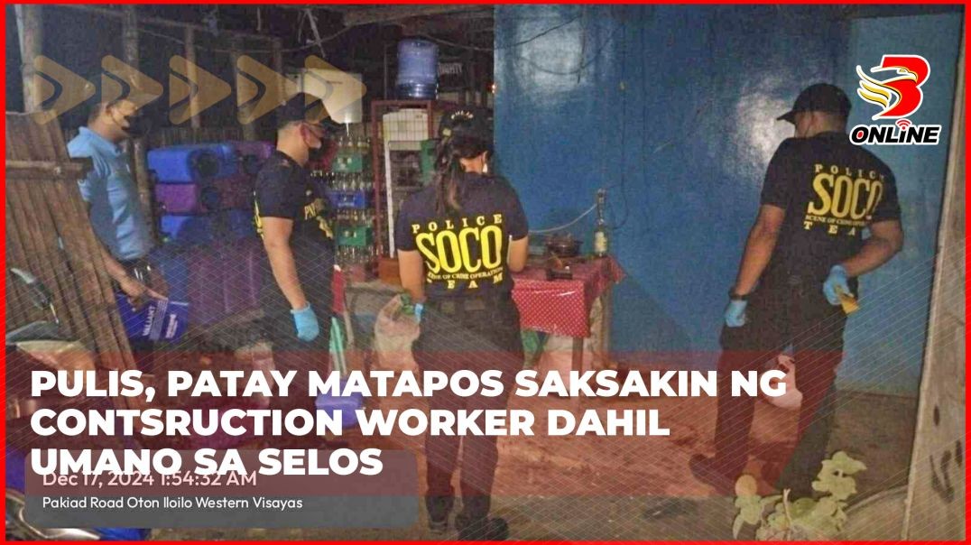 Pulis, patay matapos saksakin ng contsruction worker dahil umano sa selos