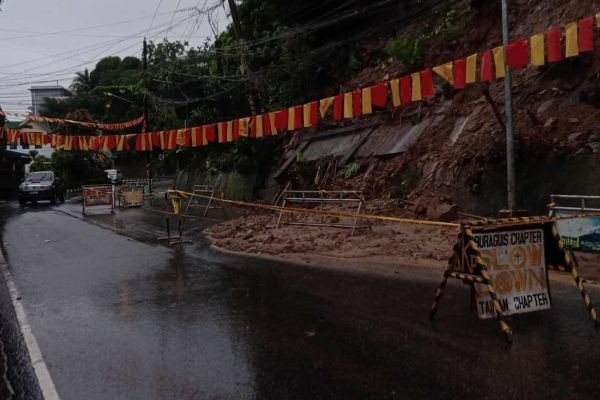 Landslide, muling naitala sa Buraguis, Legazpi City dahil sa malalakas na pag-ulang dulot ng ...