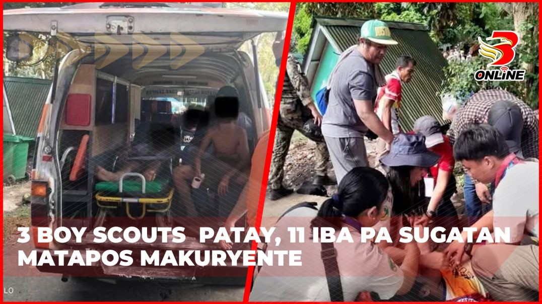 3 Boy Scouts patay, 11 iba pa sugatan matapos makuryente