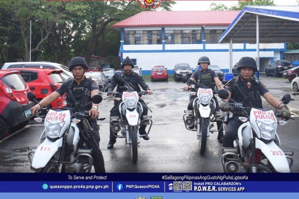 Higit 600 na police, nakakalat sa buong lalawigan ng Quezon para sa Pasko at Bagong Taon ...