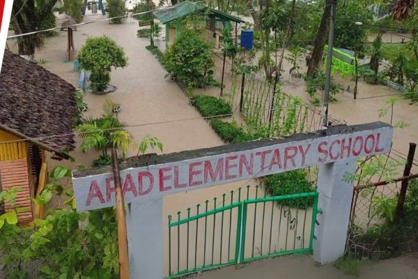 Ilang lugar sa Camarines Sur nakaranas ng pagbabaha dahil sa walang ...