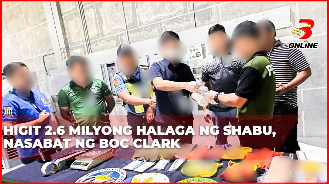Higit 2.6 milyong halaga ng shabu, nasabat ng BOC Clark