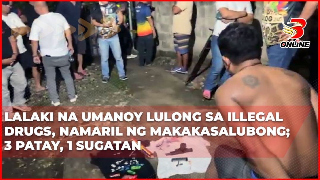 Lalaki na umanoy lulong sa illegal drugs, namaril ng makakasalubong; 3 patay, 1 sugatan