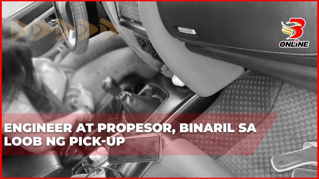 Engineer at propesor, binaril sa loob ng pick-up