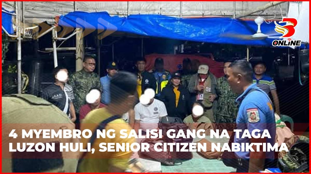 4 myembro ng Salisi Gang na taga Luzon huli, senior citizen nabiktima