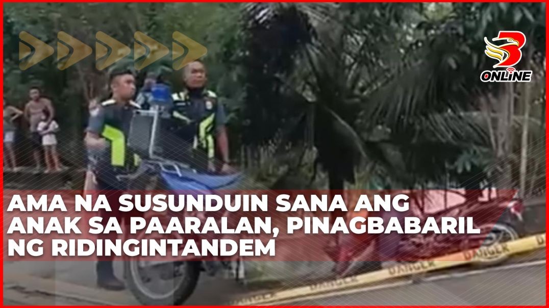 Sundalo, binaril ng riding-in-tandem