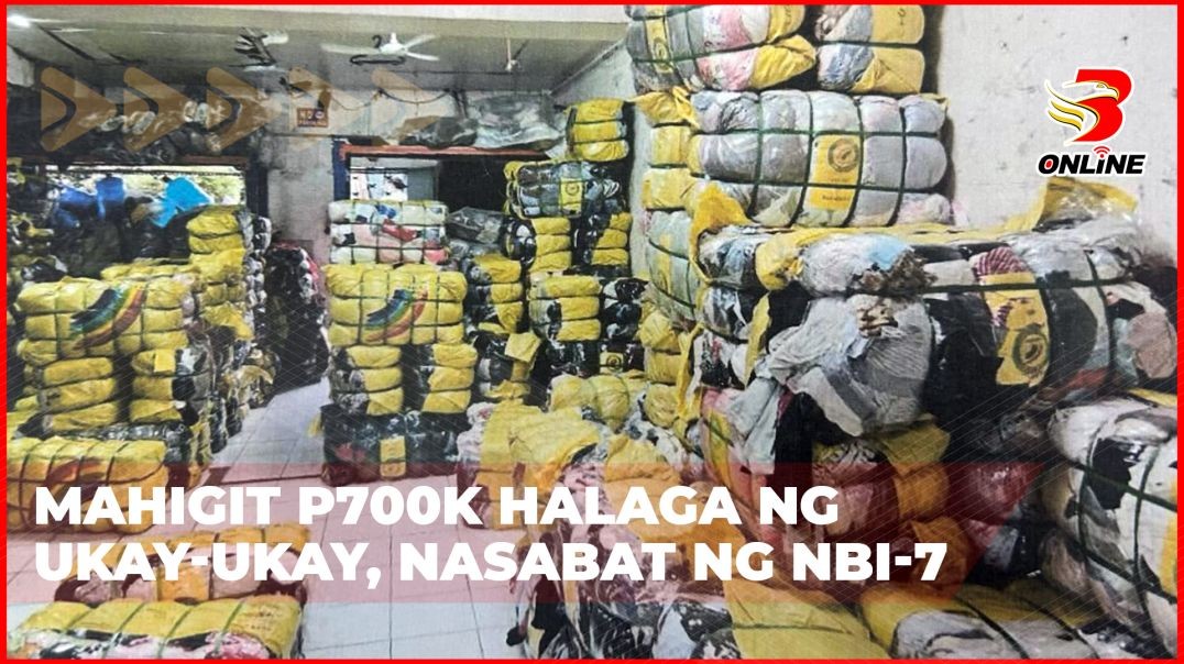 Mahigit P700K halaga ng ukay-ukay, nasabat ng NBI-7