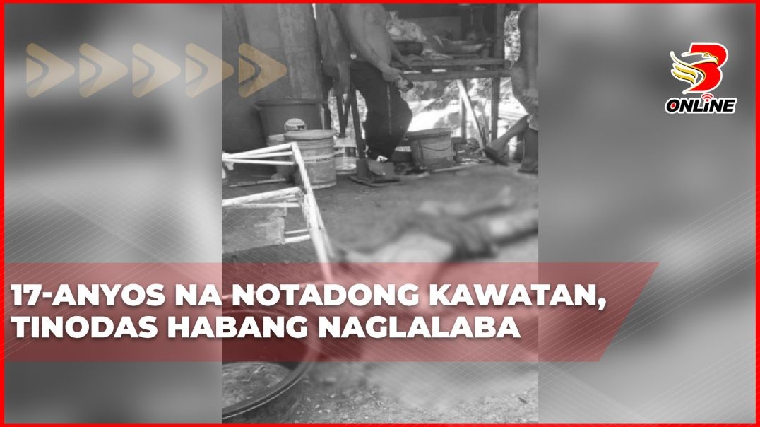 17-anyos na notadong kawatan, tinodas habang naglalaba