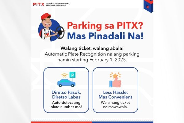 Automatic plate recognition parking sa PITX, sinimulan na ngayong araw ...