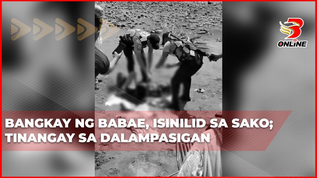 Bangkay ng babae, isinilid sa sako; tinangay sa dalampasigan