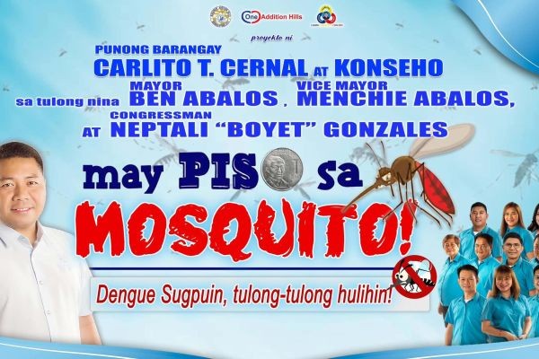 'May Piso sa Mosquito' program ng Brgy. Addition Hills sa Mandaluyong ...