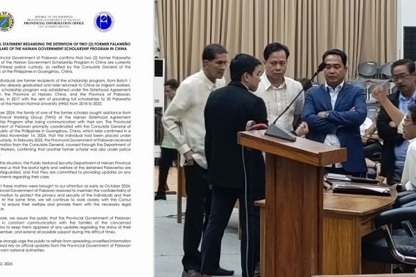 Tatlong scholar mula Palawan, na-aresto sa China dahil sa paratang ng pang-eespiya | BRIGADA BALITA