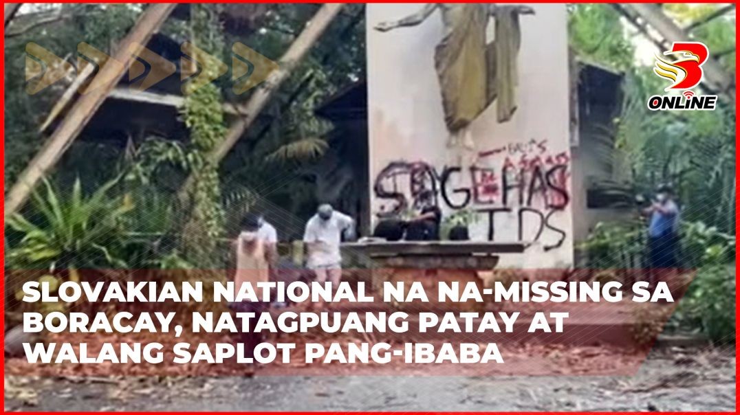 Slovakian National na na-missing sa Boracay, natagpuang patay at walang saplot pang-ibaba