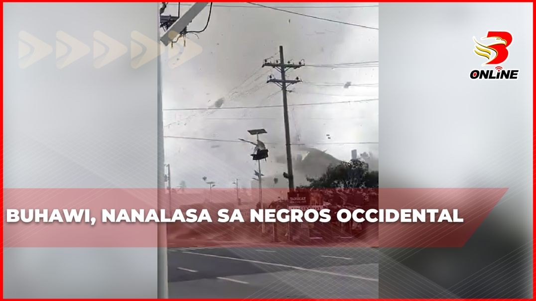 Buhawi, nanalasa sa Negros Occidental