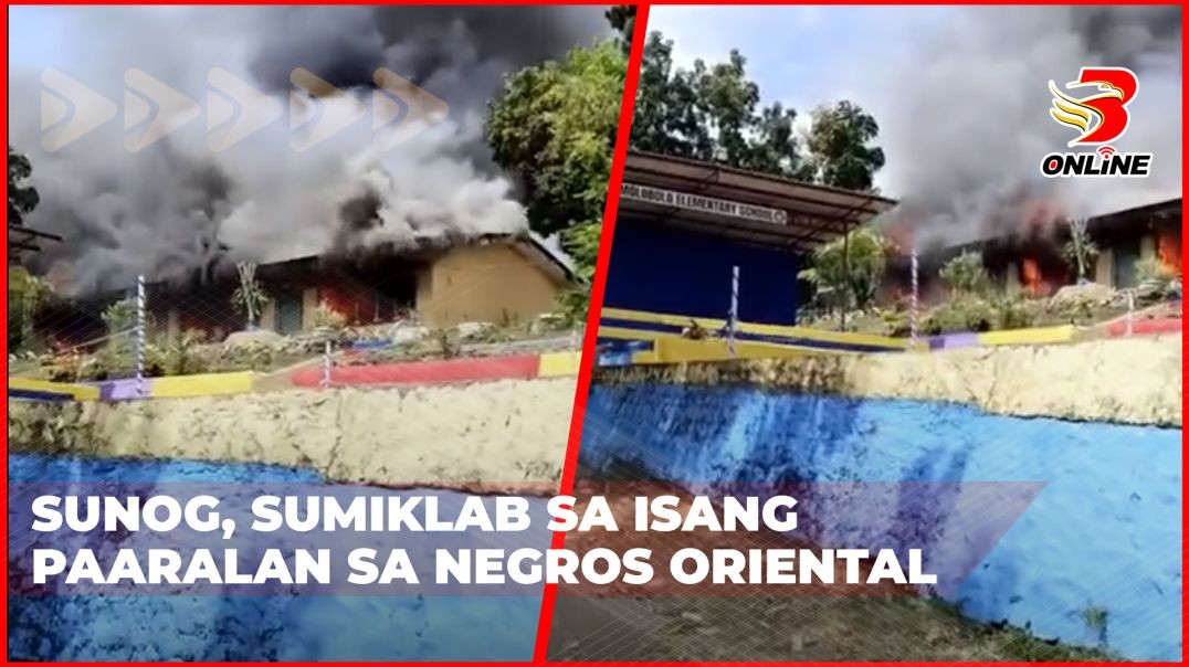 Sunog, sumiklab sa isang paaralan sa Negros Oriental