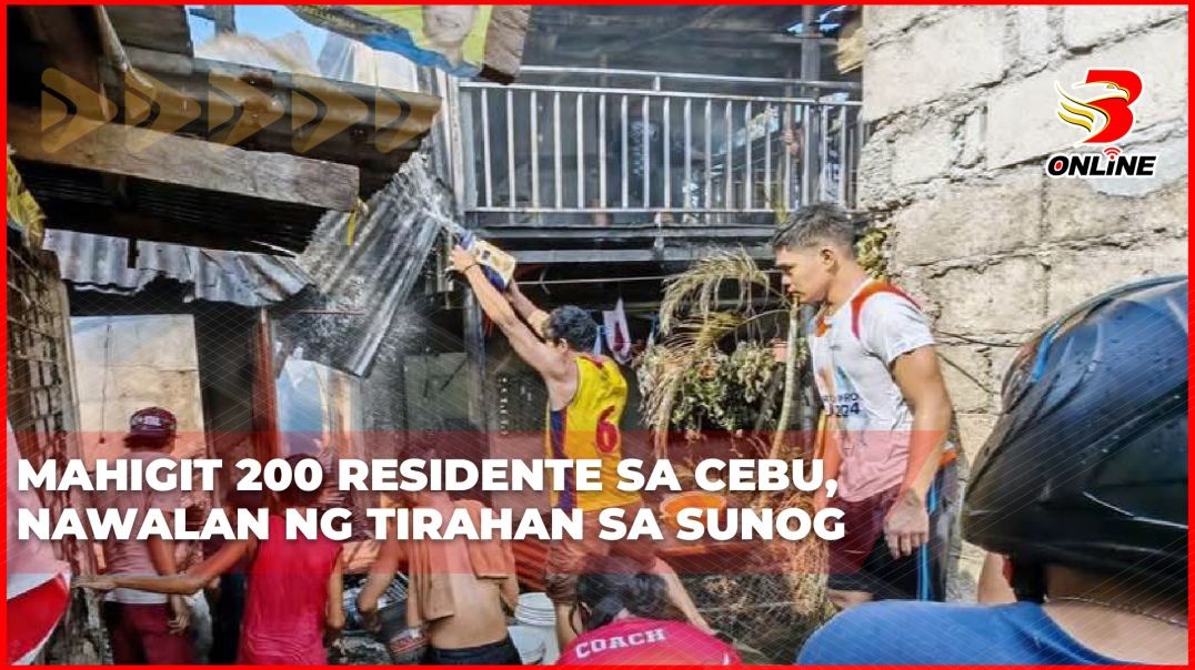Mahigit 200 residente sa Cebu, nawalan ng tirahan sa sunog
