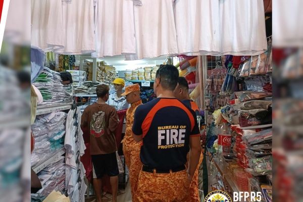 Inspeksyon sa mga business establishments, muling isinagawa ng BFP Goa ...