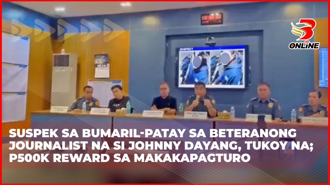 Suspek sa bumaril-patay sa beteranong journalist na si Johnny Dayang ...