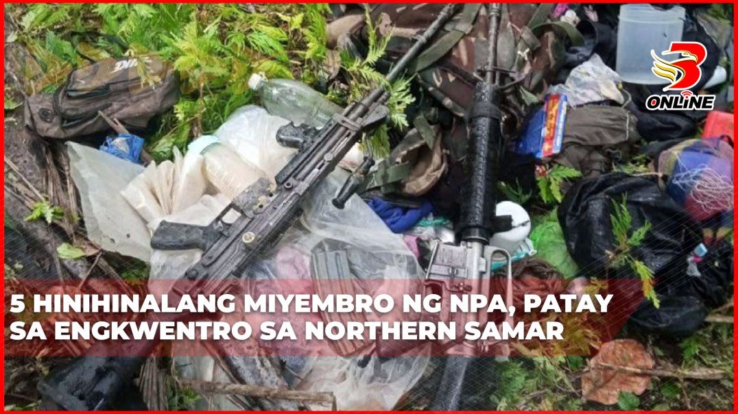 5 hinihinalang miyembro ng NPA, patay sa engkwentro sa Northern Samar