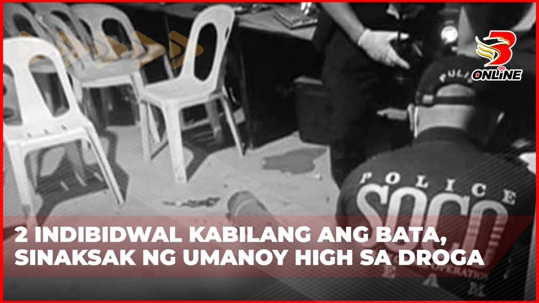 2 indibidwal kabilang ang bata, sinaksak ng umanoy high sa droga