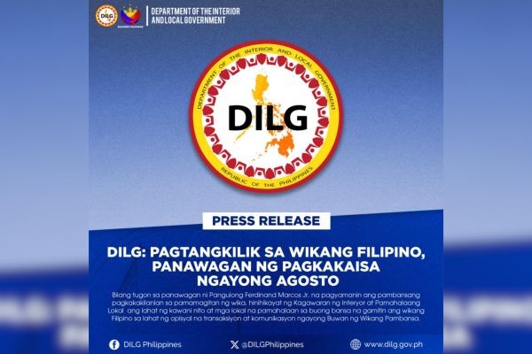 DILG, hinimok ang mga LGUs na gamitin ang wikang Filipino sa mga ...