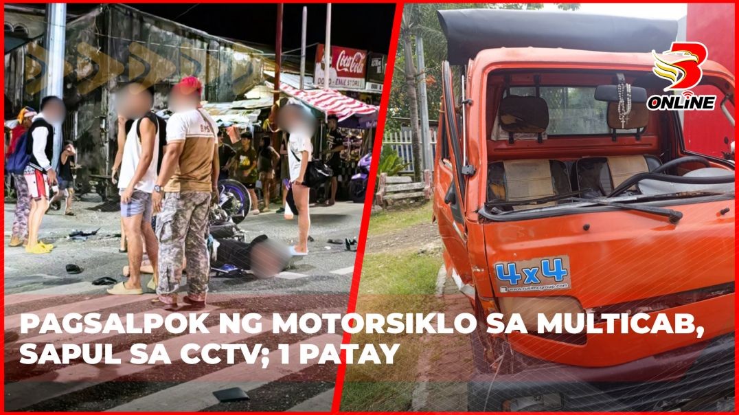 1 patay sa banggaan ng 2 motorsiklo; isa sa mga sugatan, may dalang ...