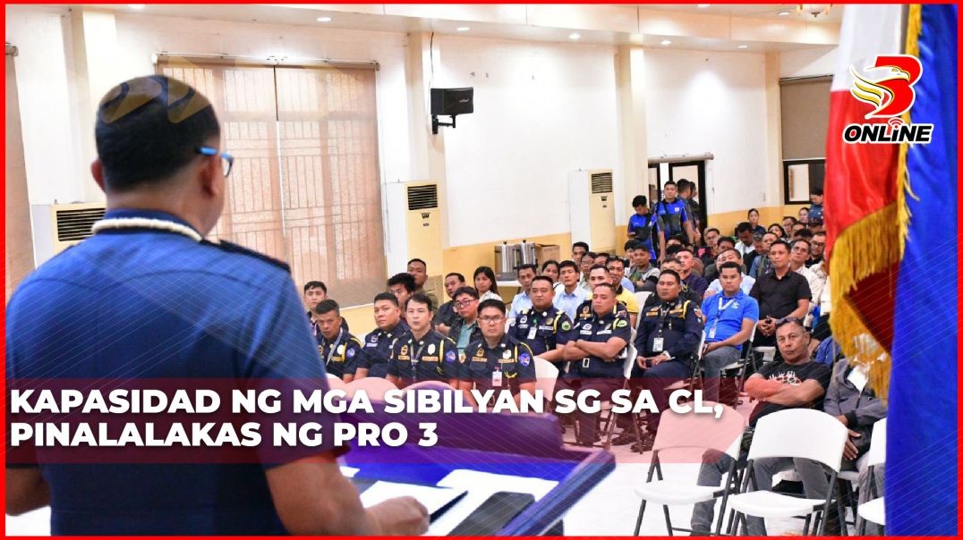 Kapasidad ng mga sibilyan SG sa CL, pinalalakas ng PRO 3