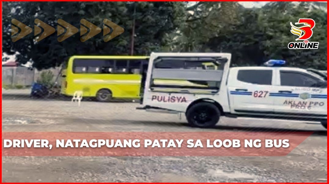 Driver, natagpuang patay sa loob ng bus