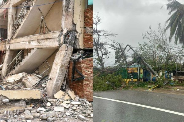 Donasyon para sa mga biktima ng lindol at bagyo, ipinanawagan | BRIGADA ...