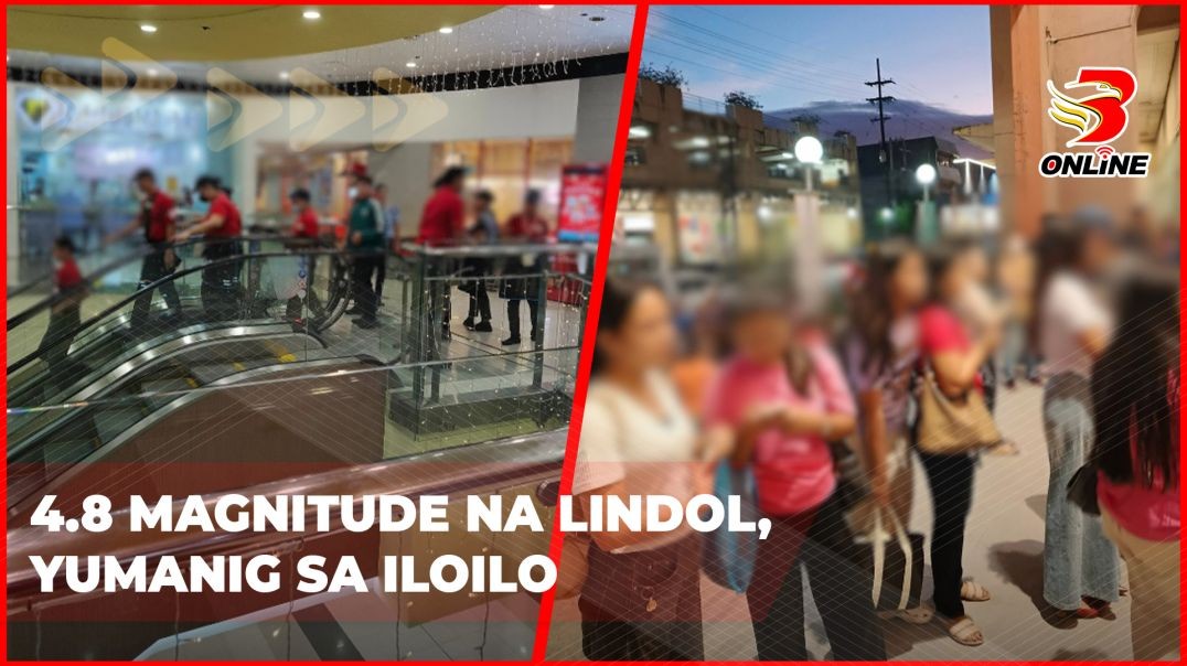 4.8 magnitude na lindol, yumanig sa Iloilo