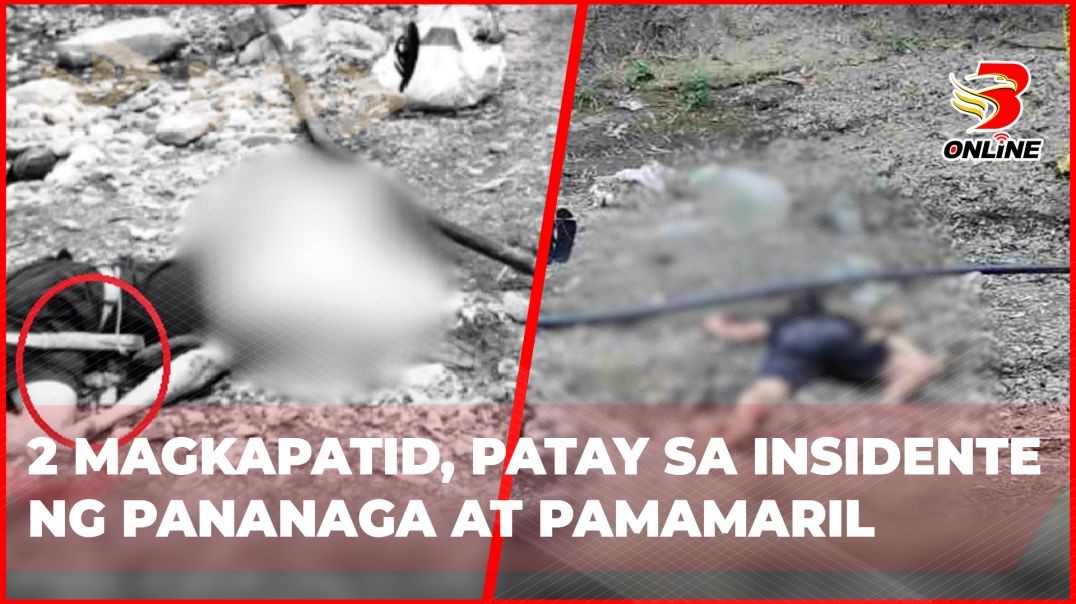 2 magkapatid, patay sa insidente ng pananaga at pamamaril