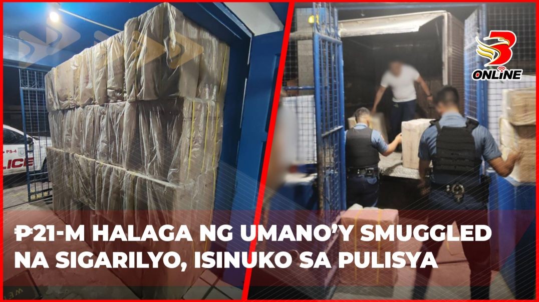 ₱21-M halaga ng umano’y smuggled na sigarilyo, isinuko sa pulisya